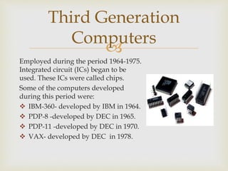 Computer generations powerpoint slide | PPTX