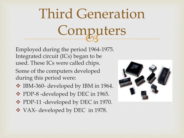 Computer generations powerpoint slide | PPTX | Desktops | Computing