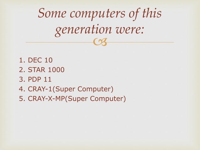 Computer generations powerpoint slide | PPTX | Desktops | Computing