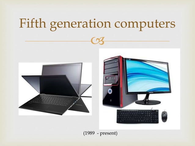 Computer generations powerpoint slide | PPTX | Desktops | Computing