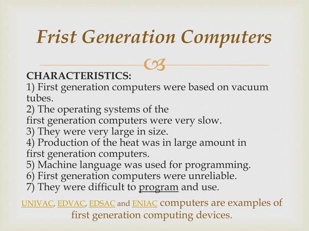 Computer generations powerpoint slide | PPTX | Desktops | Computing
