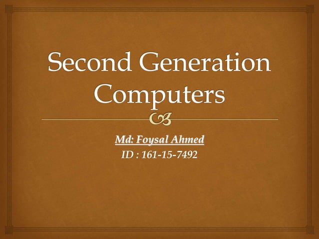 Computer generations powerpoint slide | PPTX | Desktops | Computing