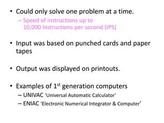 Computer generations | PPT