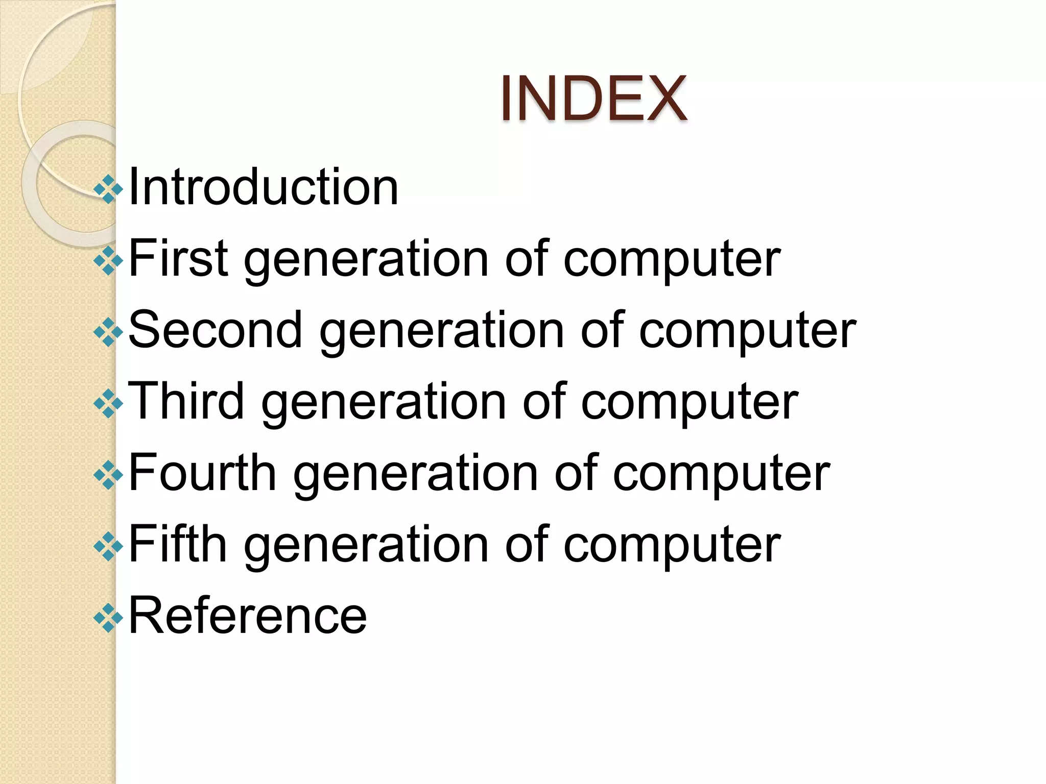 Computer generations | PPT