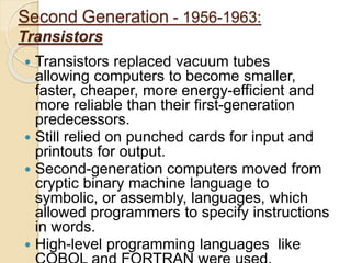 Computer generations | PPT