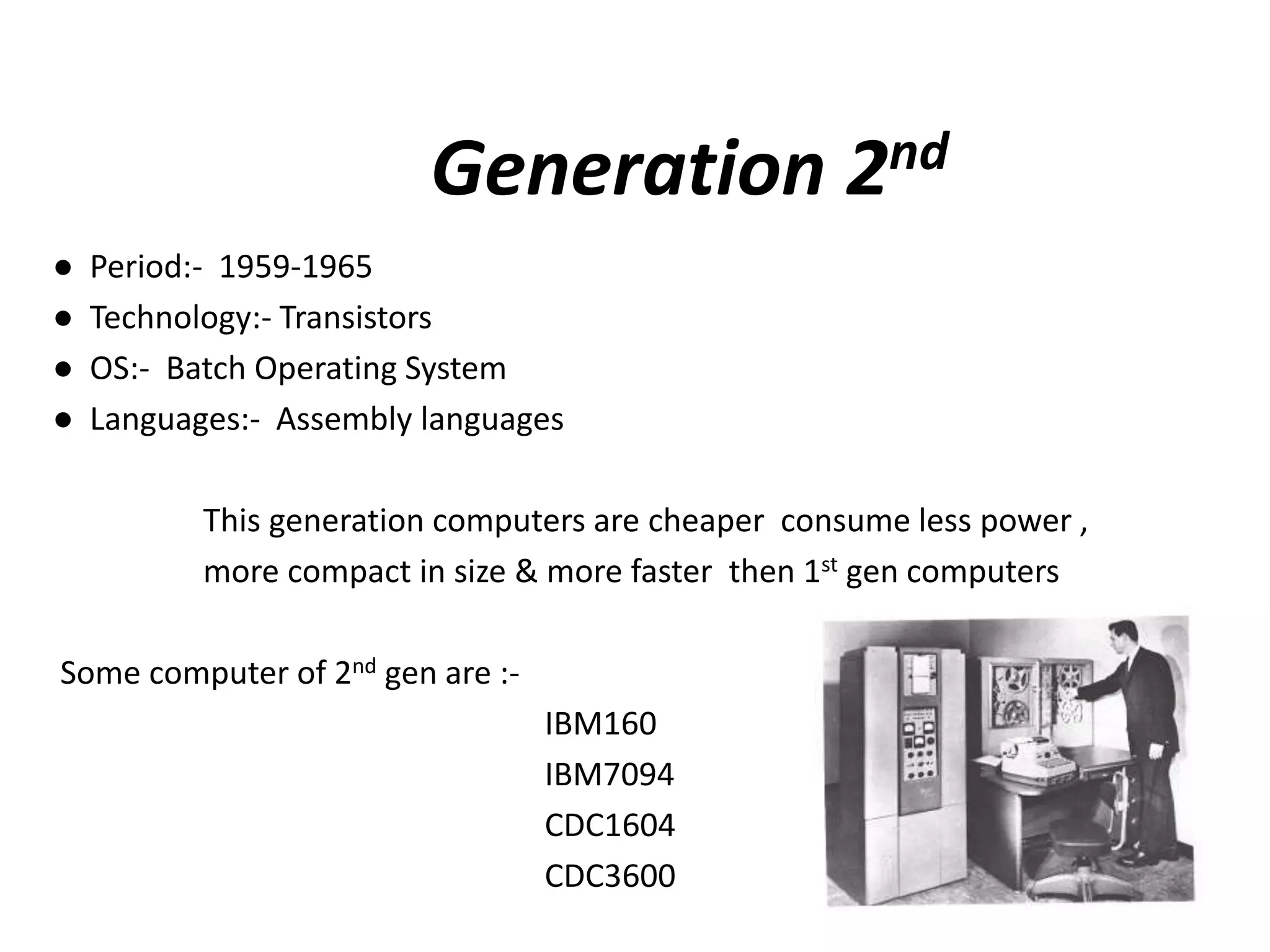 Computer generations | PPT