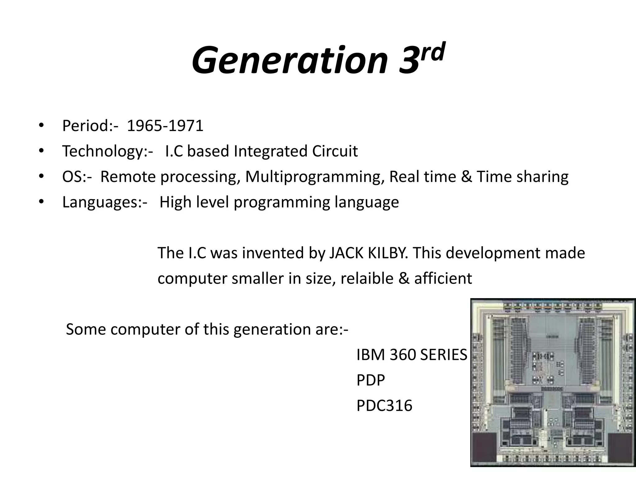 Computer generations | PPT