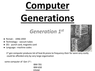 Computer generations | PPT