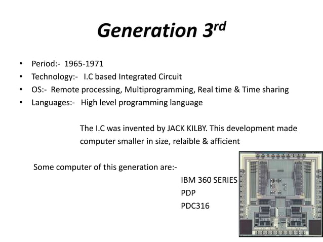 Computer generations | PPT