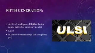 Computer generations | PPT