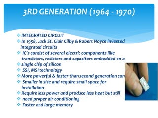 Computer generations copy | PPTX