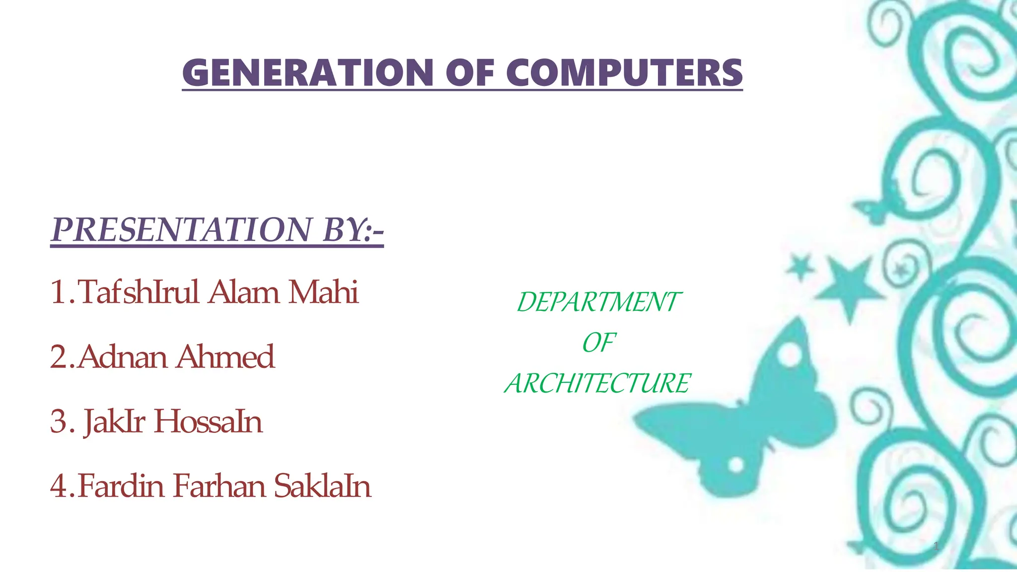 Understanding Computer Generations Mahipptx 