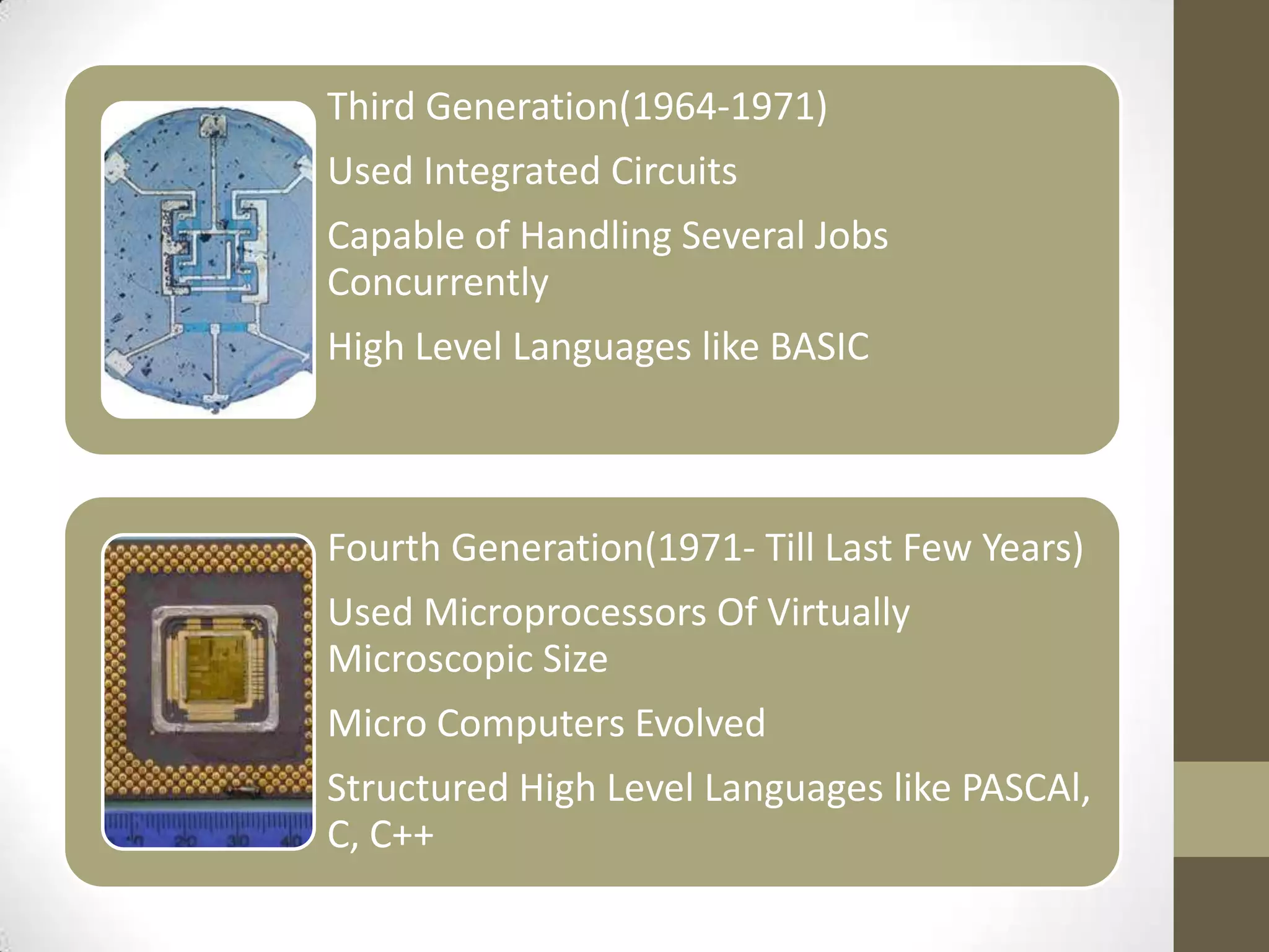 Computer generations & languages | PPTX | Programming Languages | Computing