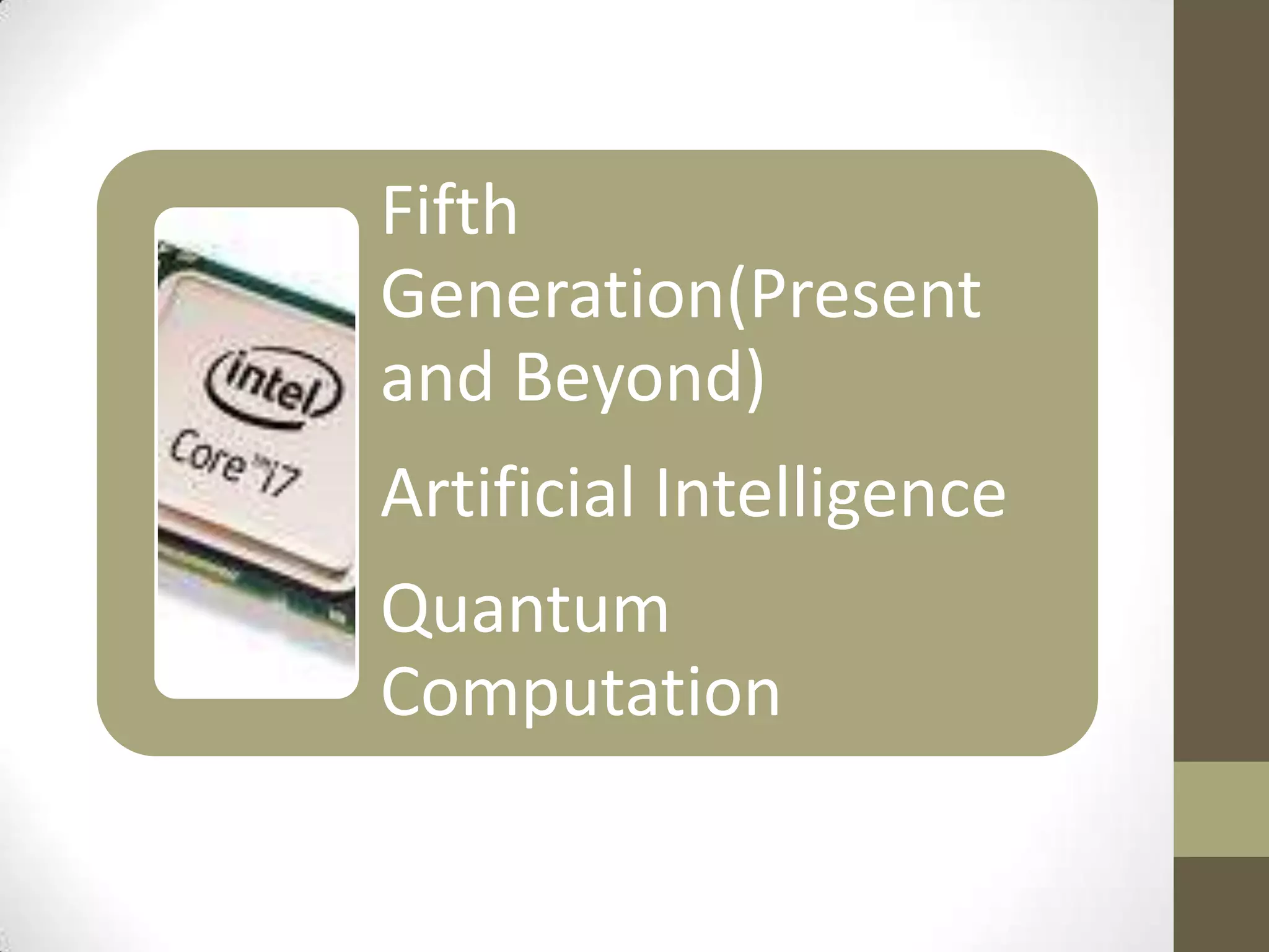 Computer generations & languages | PPTX | Programming Languages | Computing