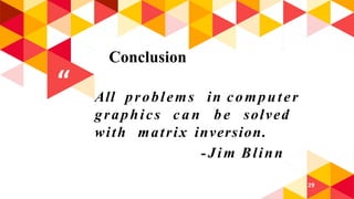 Computer geometry | PPTX