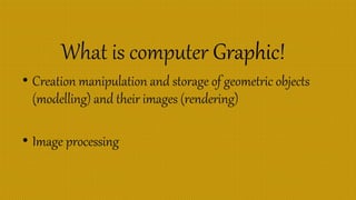 Computer graphic | PPT