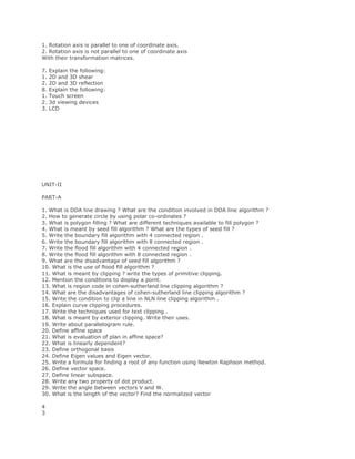 Computer graphics | DOCX