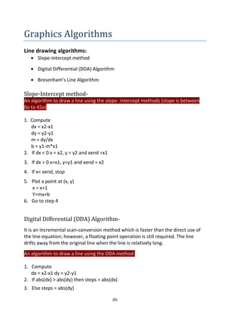 Computer graphics | PDF