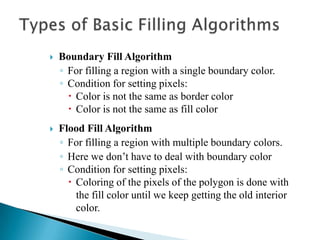 Computer graphics | PPTX | Technology & Computing