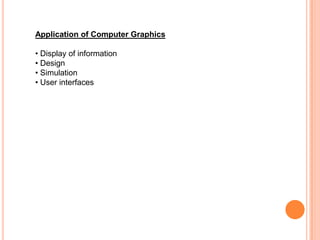 Computer graphics | PPTX