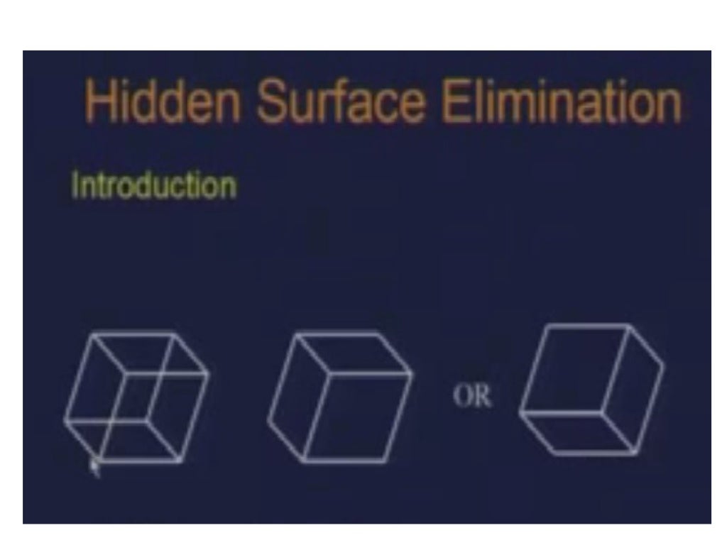 Hidden Surface Elimination Using Z Buffer Algorithm 8433