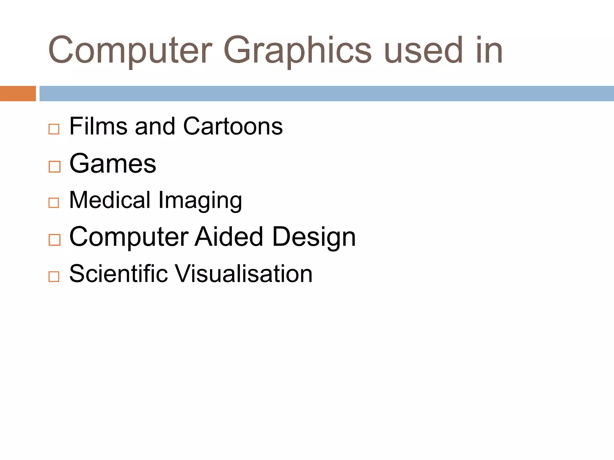 What is Computer graphics | PPTX