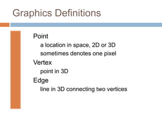 What is Computer graphics | PPTX