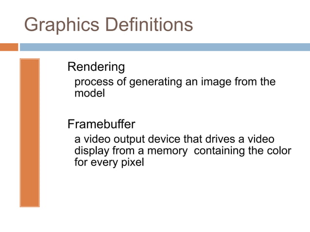 What is Computer graphics | PPT
