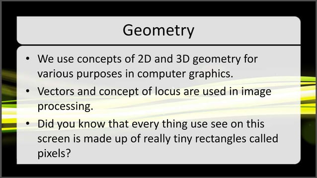 Computer graphics | PPT