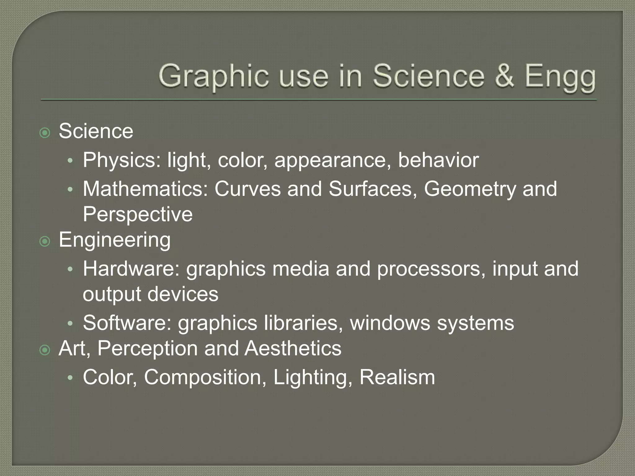 Computer graphics | PPT