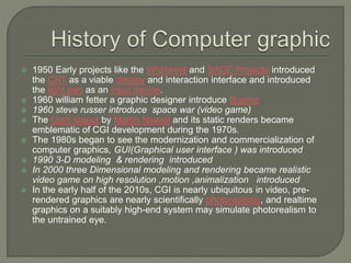 Computer graphics | PPT
