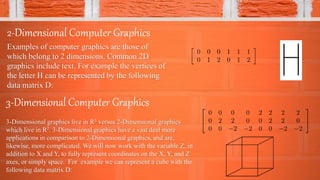 Computer graphics | PPTX