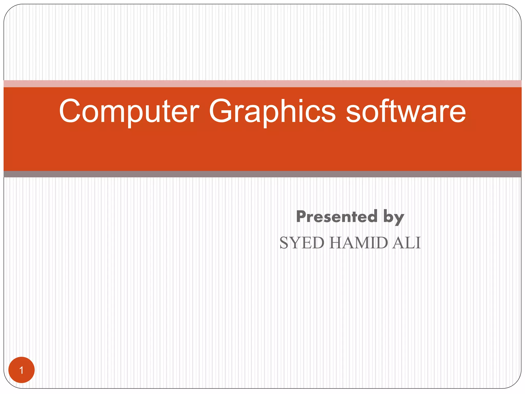 Computer graphics. | PPT
