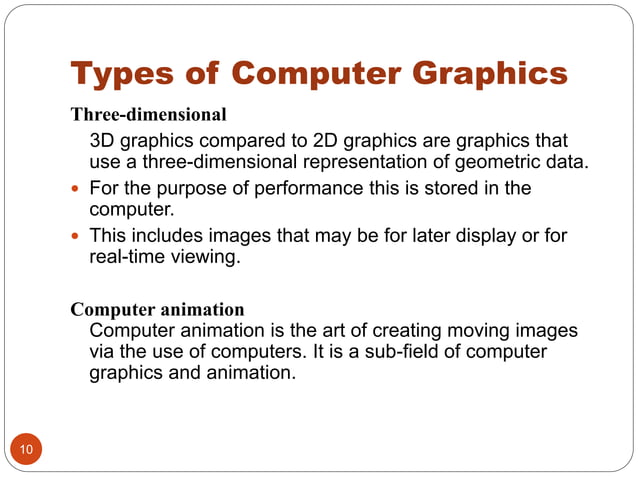 foedumed:Computer graphics 11_16 | PPT