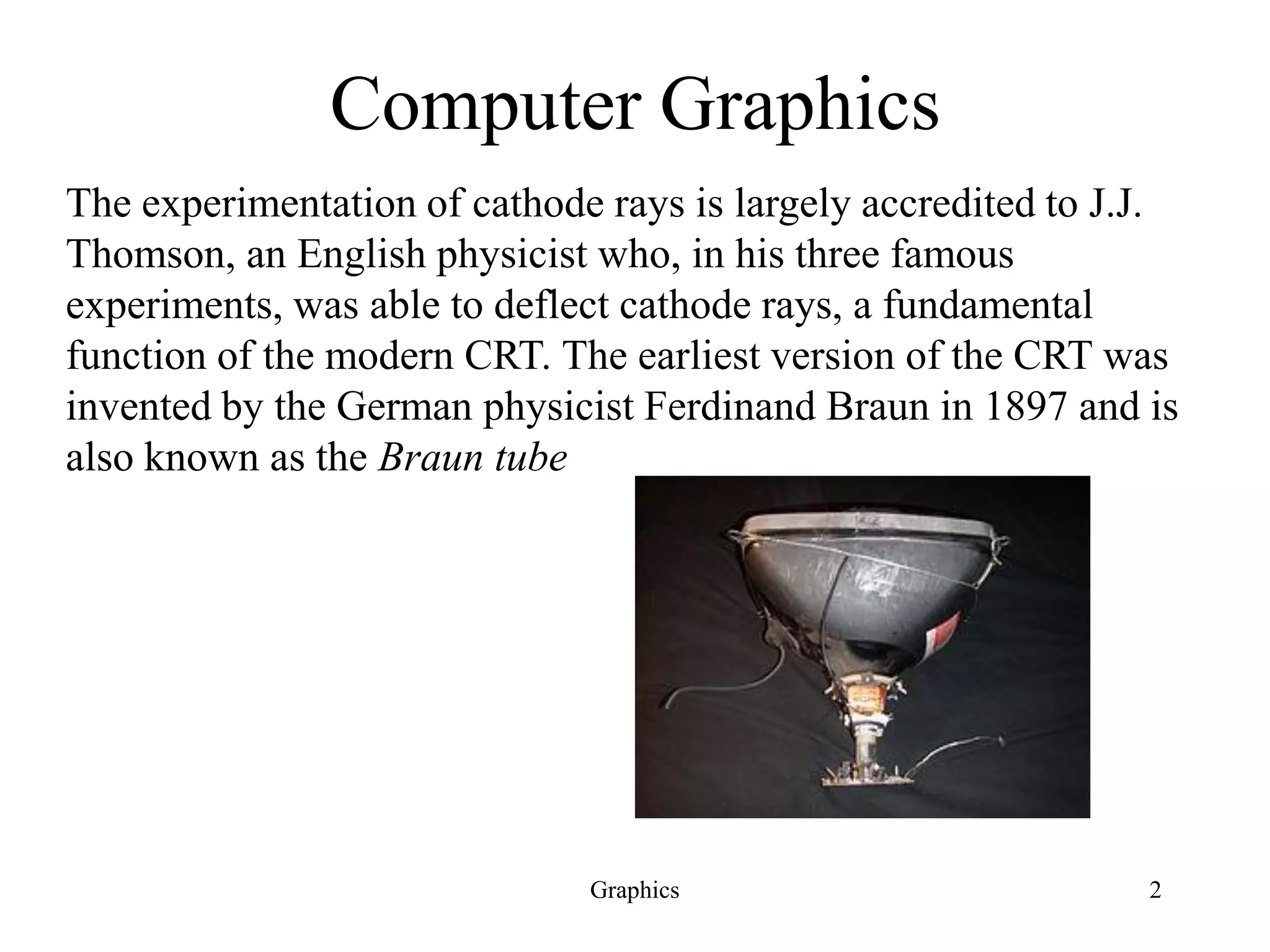 Computer graphics | PDF | 3-D Graphics | Computer Software and Applications
