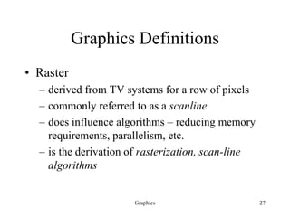 Computer graphics | PDF | 3-D Graphics | Computer Software and Applications