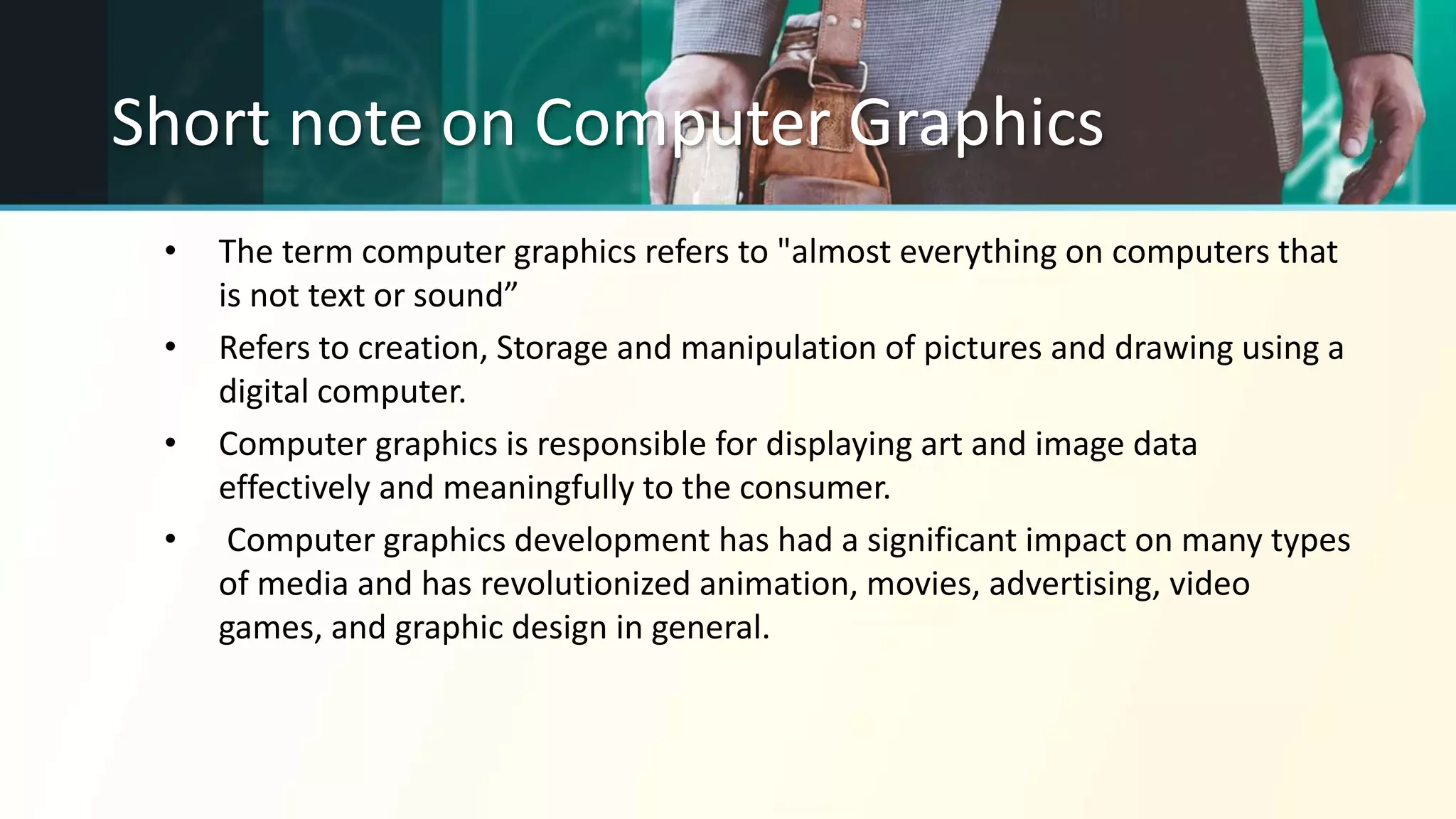 Computer graphics | PPTX