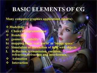 COMPUTER GRAPHICS | PPTX | Computer Animation | Computer Software and Applications