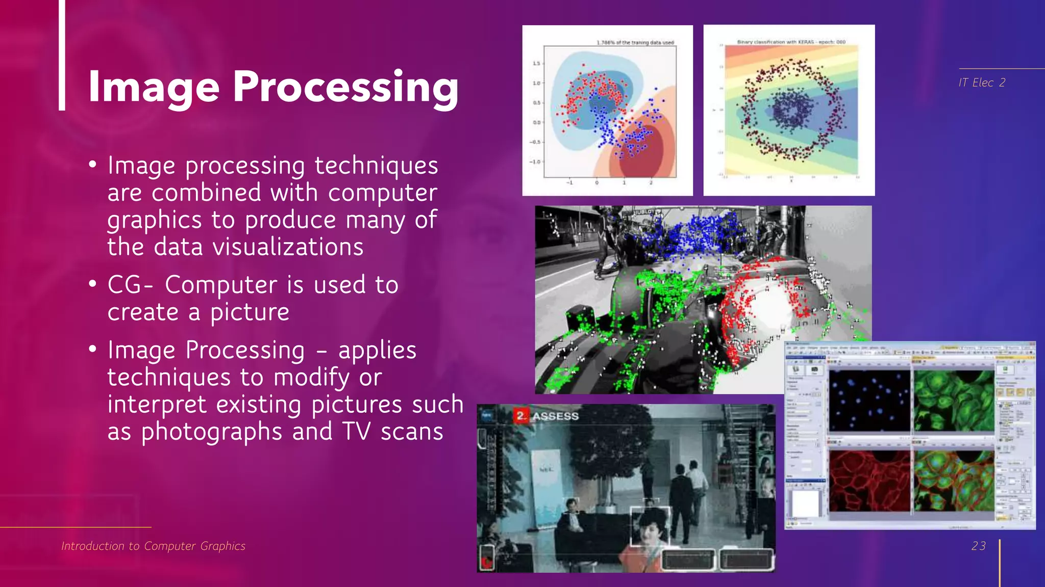 Introduction To Computer Graphics Pptx Computer Animation Computer Software And Applications