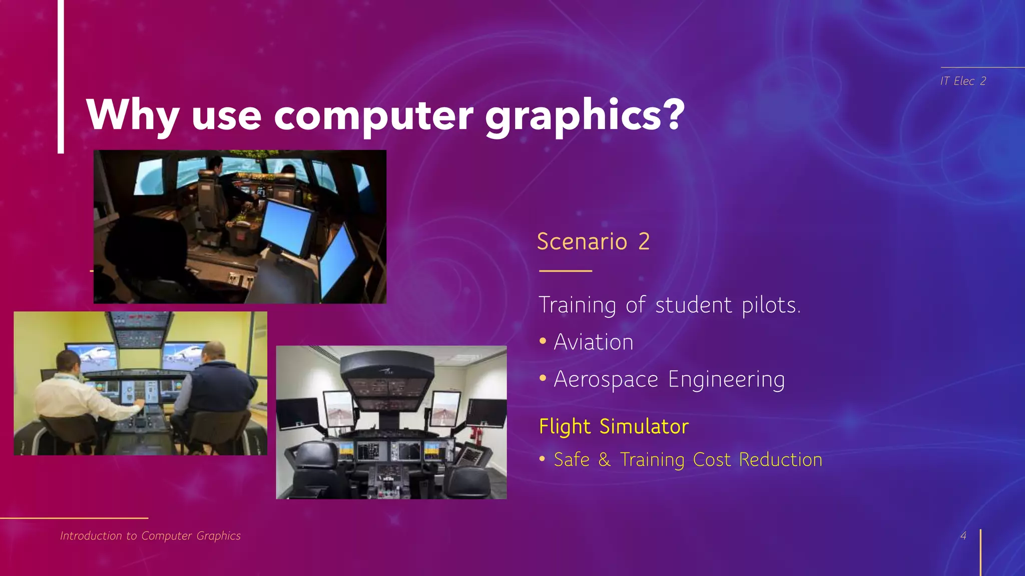Introduction To Computer Graphics Pptx Computer Animation Computer Software And Applications