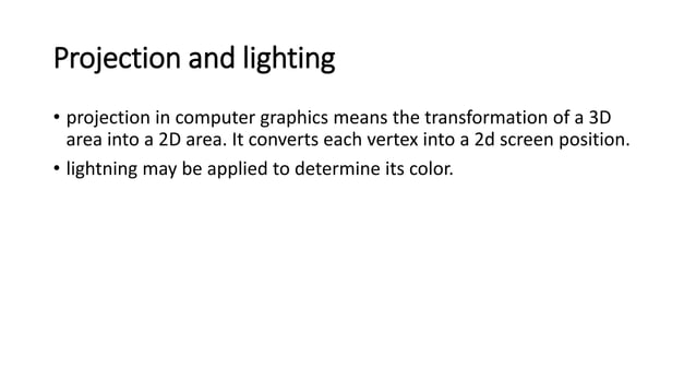 Computer Graphicspptx 3 D Graphics Computer Software And Applications