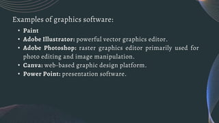 Introduction about Graphics Software | PPT