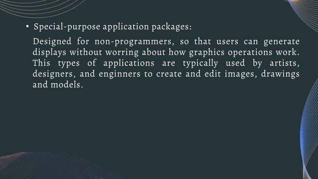 Introduction about Graphics Software | PPT