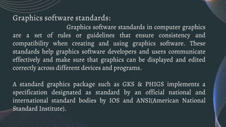 Introduction about Graphics Software | PPT