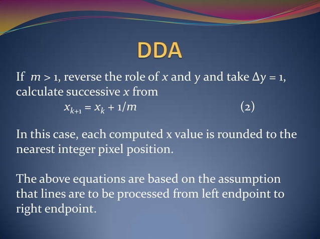 Chapter 3 Output Primitives | PPTX | Physics | Science