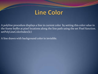 Computer graphics chapter 4 | PPTX