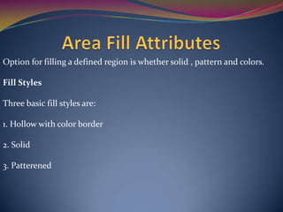 Computer graphics chapter 4 | PPTX