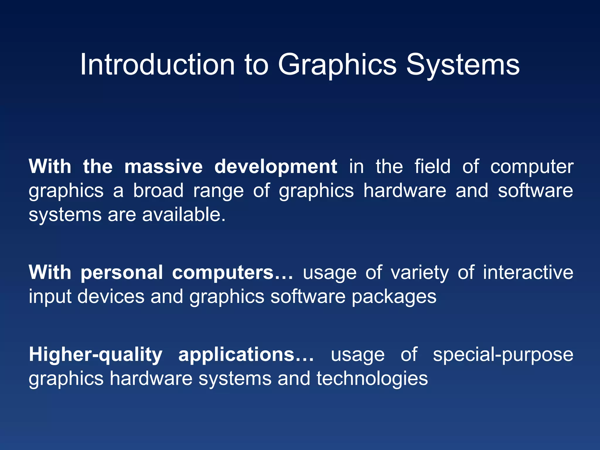 Computer Graphics Power Point Slides Lecture 02 Ppt