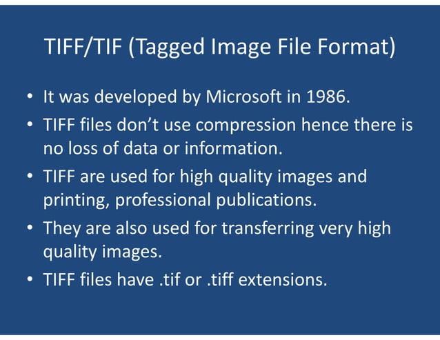Computer Graphics - Graphics File Formats.pdf | Computing | Technology & Computing