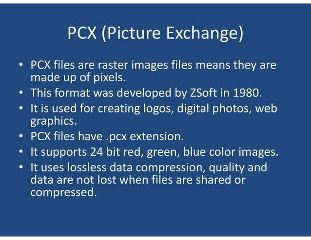 Computer Graphics - Graphics File Formats.pdf | Computing | Technology & Computing